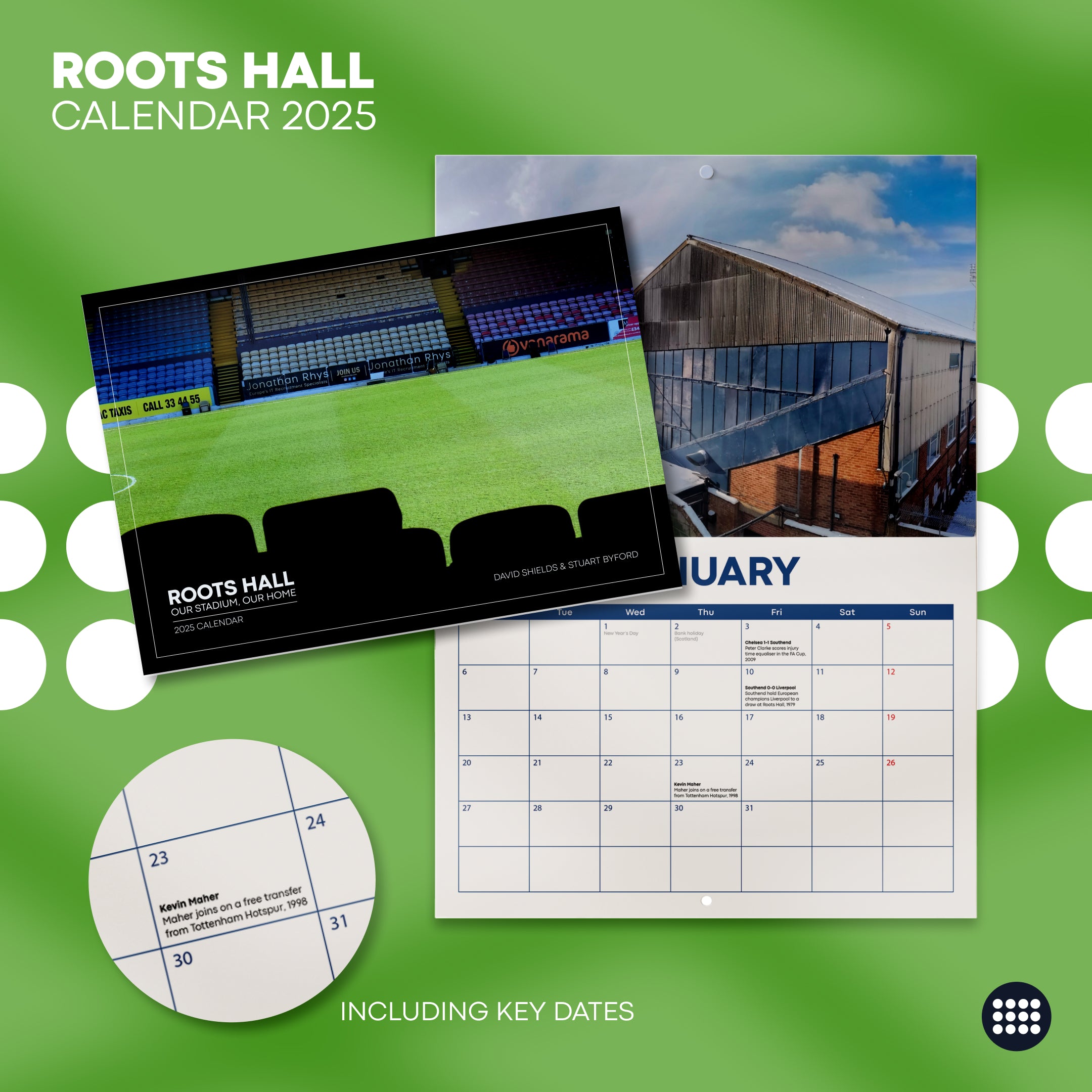 Roots Hall 2025 Calendar – Our Stadium, Our Home